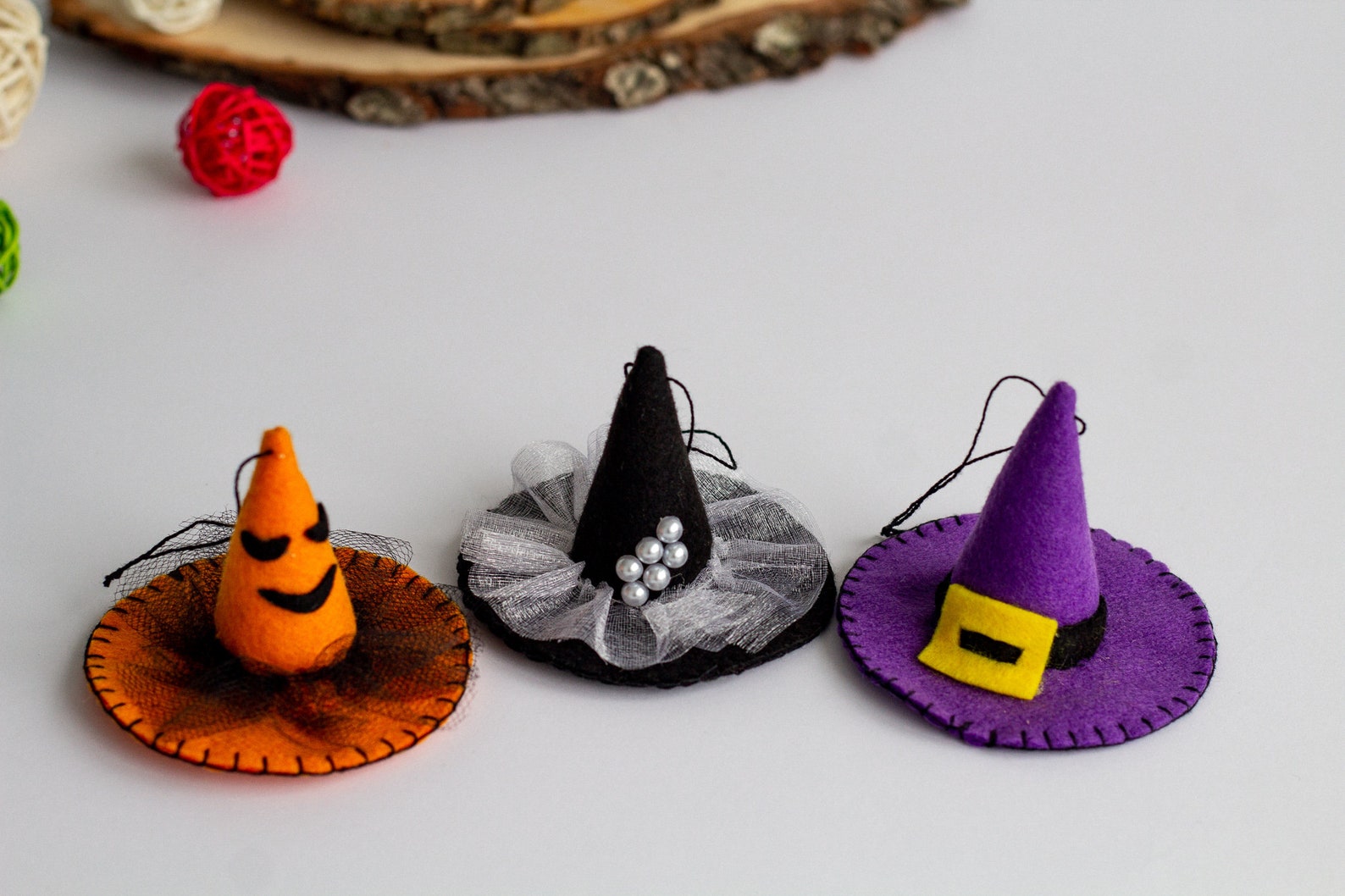 Hanging Witch Hats Witch Decor Aesthetic Halloween - Etsy