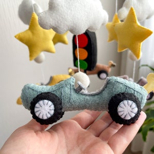 Cars Crib Mobile Sports Cars Baby Mobile Felt Mobile Baby Boy Mobile ...