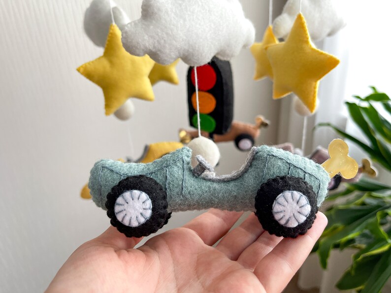Cars Crib Mobile Sports Cars Baby Mobile Felt Mobile Baby Boy Mobile ...