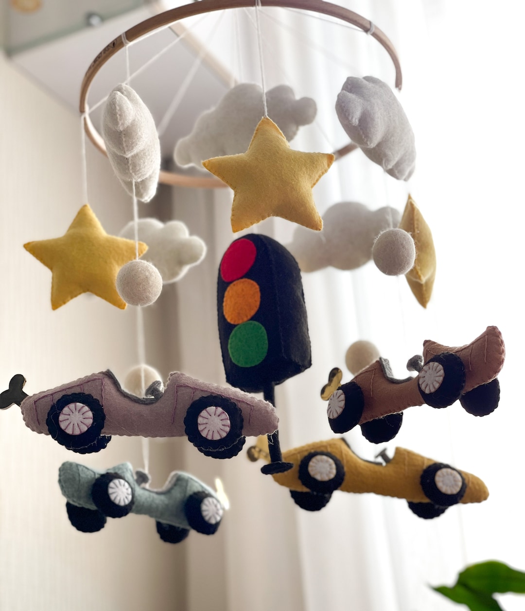 Cars Crib Mobile Sports Cars Baby Mobile Felt Mobile Baby Boy Mobile ...