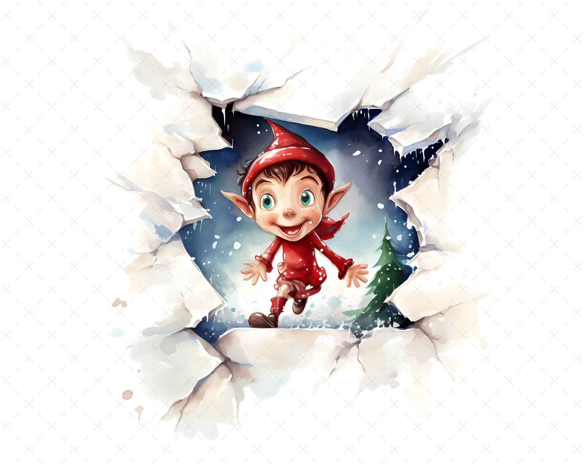 Elf Ornament Clipart 8 High Quality Jpgs Exciting & Lovable Magic ...