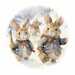 Rabbit & Friends Clipart 8 High Quality Jpgs Fairytale Christmas Animal ...