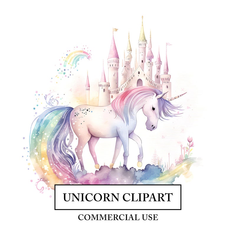 Unicorn Rainbow Svg - Etsy