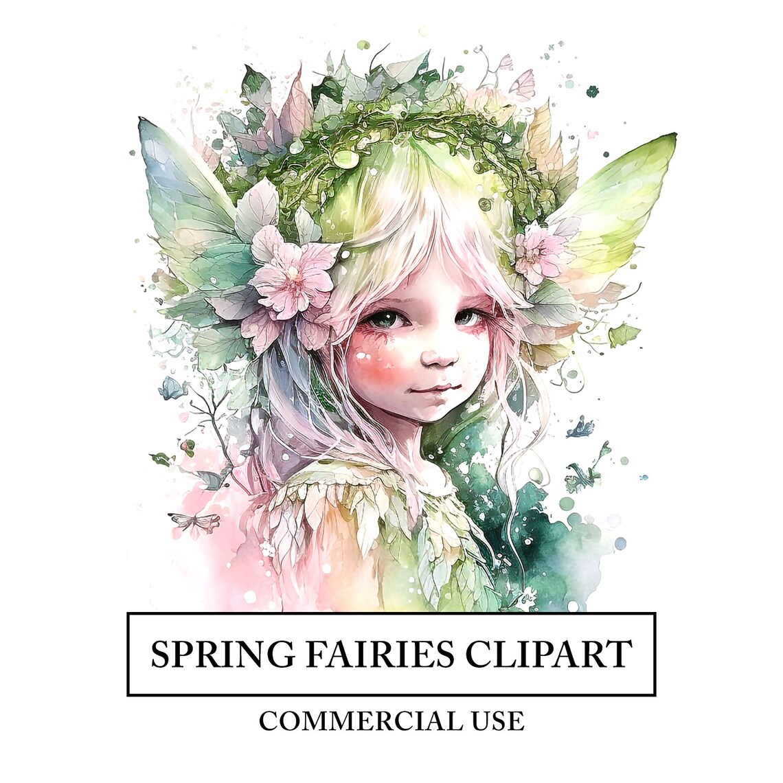 Spring Fairies Clipart 13 High Quality Jpgs Victorian Fantasy Magic ...