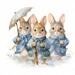 Rabbit & Friends Clipart 8 High Quality Jpgs Fairytale Christmas Animal ...