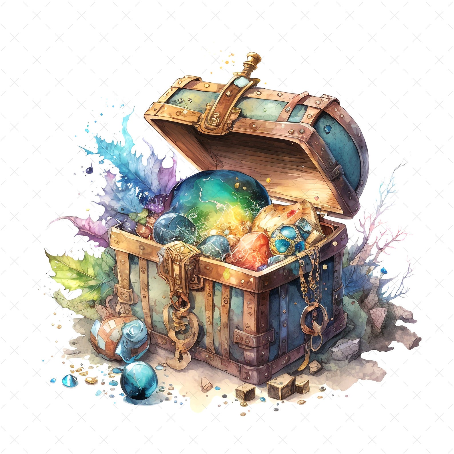 Treasure Chest Clipart 5 High Quality Jpgs Pirate Gold Jewels ...