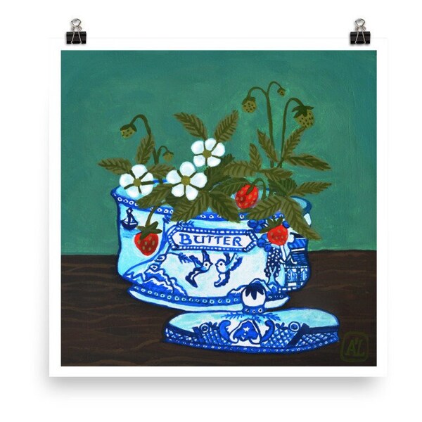 Blue Willow Wall Art - Etsy