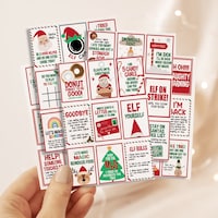 Printable Elf Notes From Elf Note Cards Elf Letter Message, Digital ...