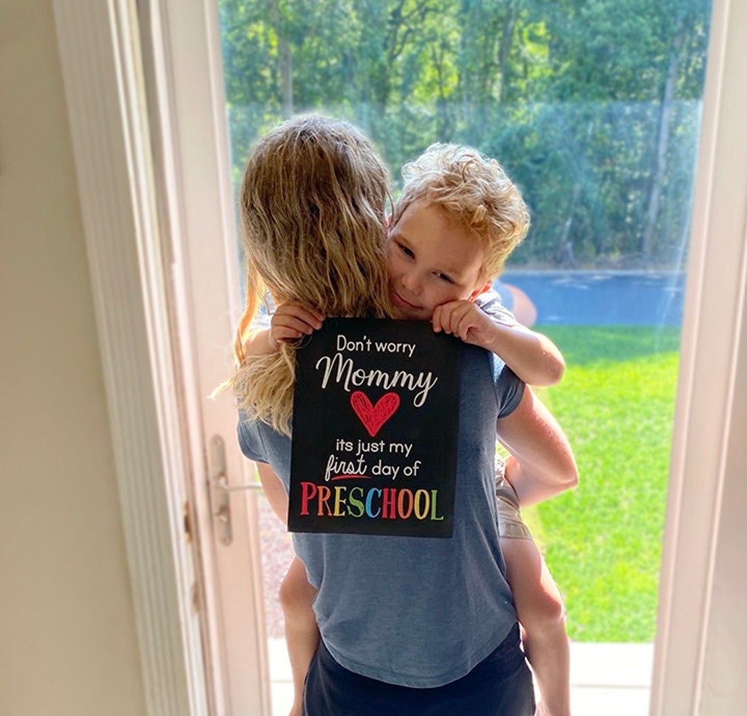 First Day of Preschool Sign Instant Download Pre-k Prek Printable Sign ...