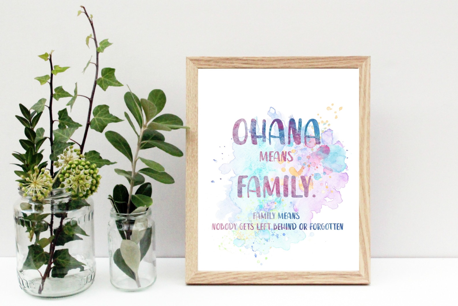 Lilo and Stitch Watercolor Prints Ohana Means Family Disney | Etsy UK