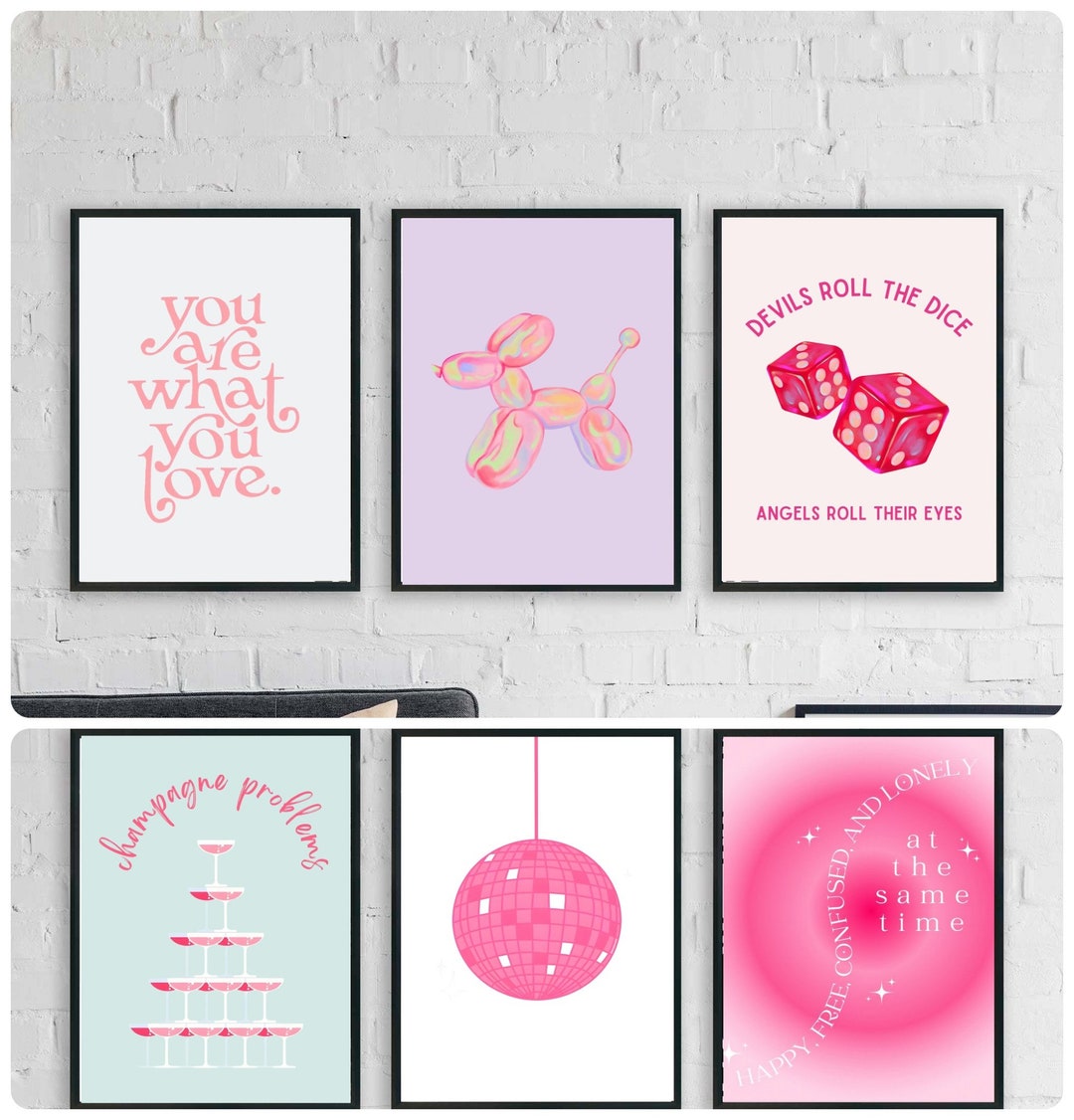 Taylor Swift Bedroom Prints, Swifties Posters, Balloon Dog, Devils Roll ...