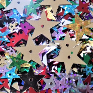 Mixed Star Sequins x 20g 100s and 100s. Mix of Metallic and | Etsy