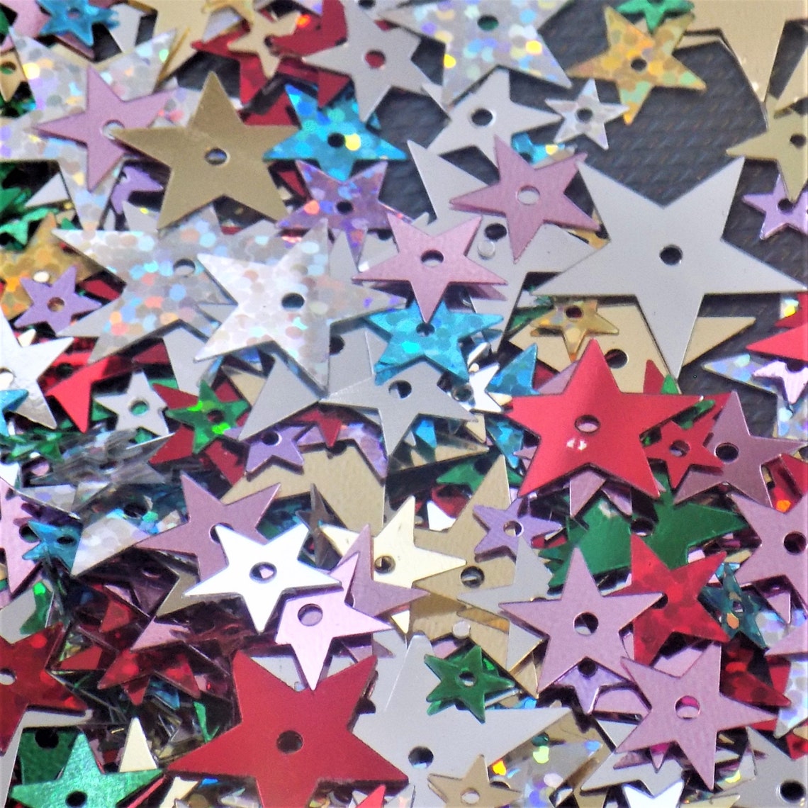 Mixed Star Sequins x 20g 100s and 100s. Mix of Metallic and | Etsy
