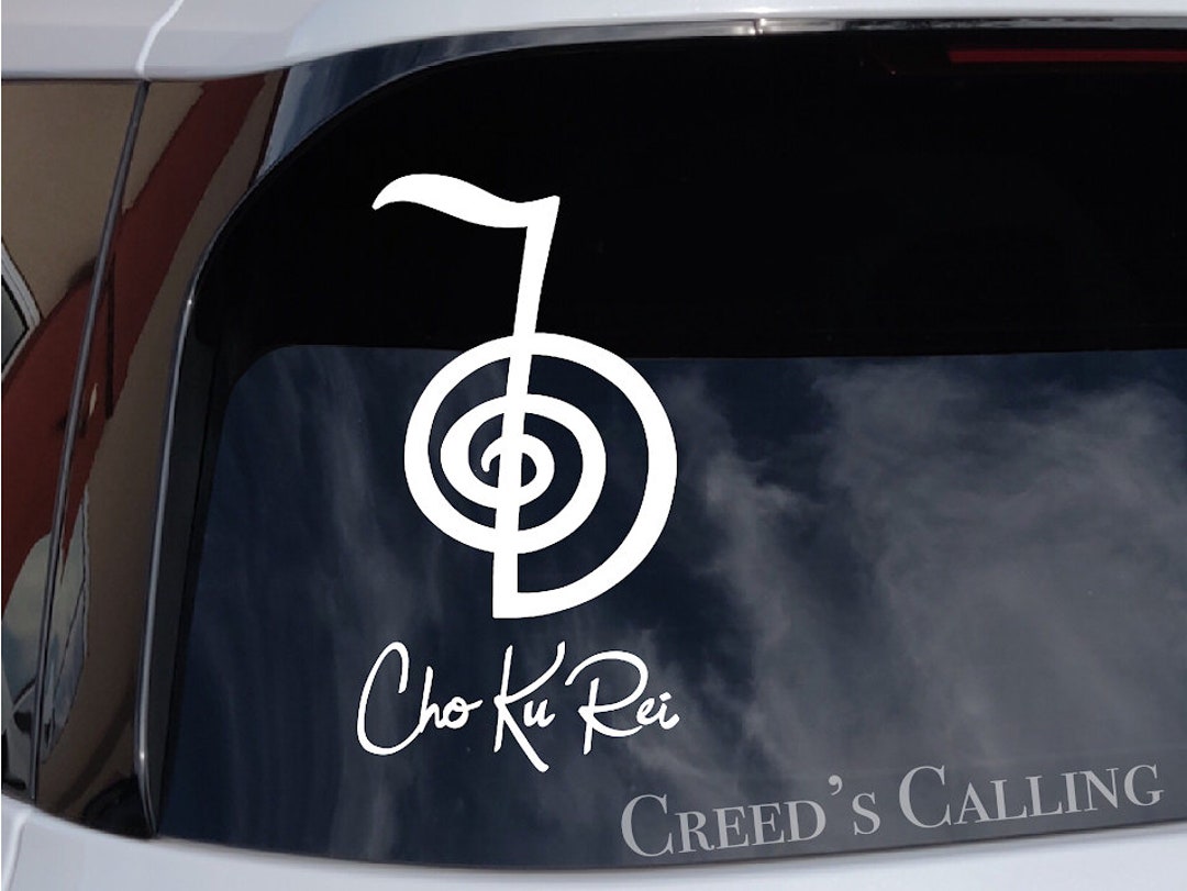 DECAL | Cho Ku Rei, Reiki, Spiritual Sticker, Reiki Sticker - Etsy