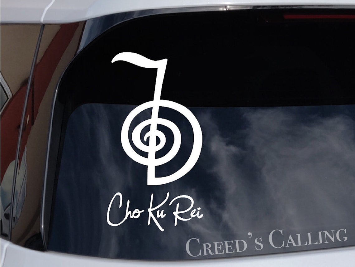 DECAL | Cho Ku Rei, Reiki, Spiritual Sticker, Reiki Sticker - Etsy