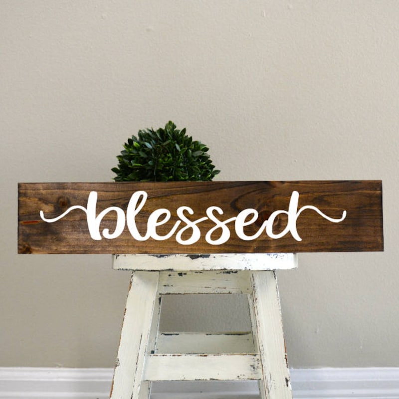 Blessed Sign - Etsy