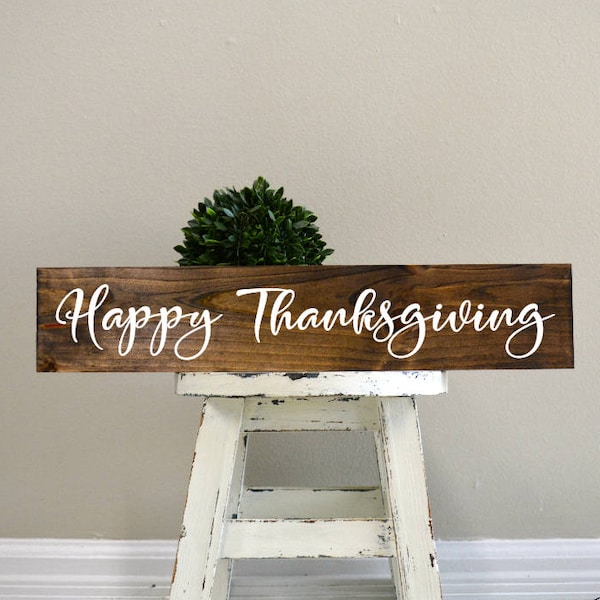 Thanksgiving Signs - Etsy