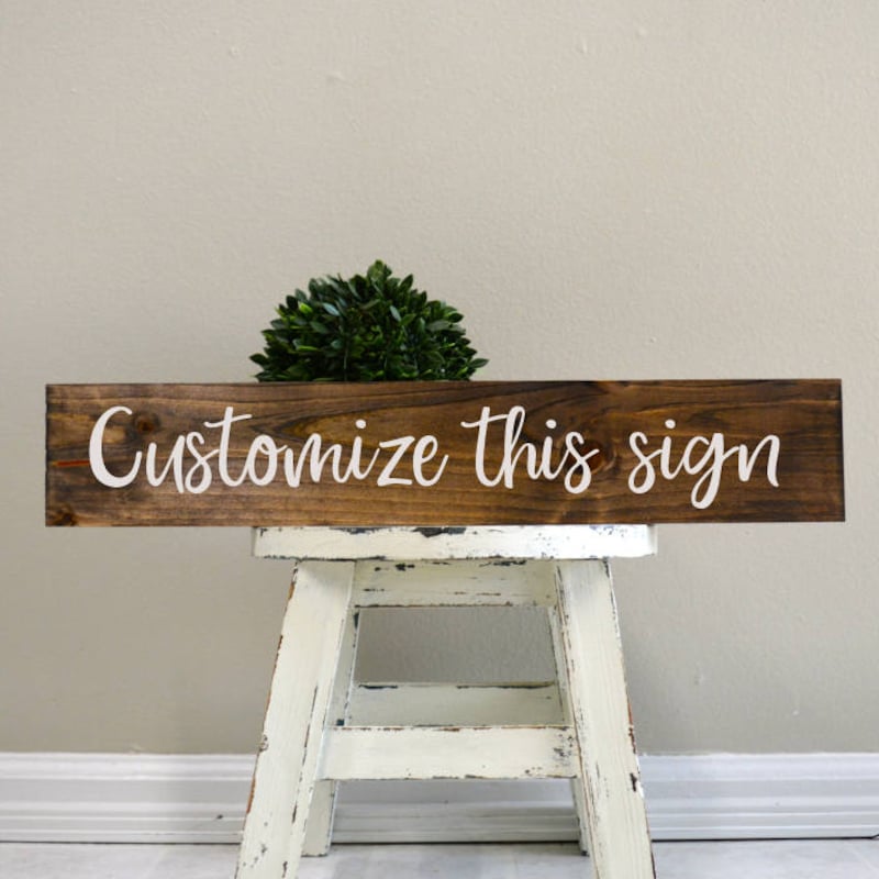 Custom Wood Board Signs - Etsy
