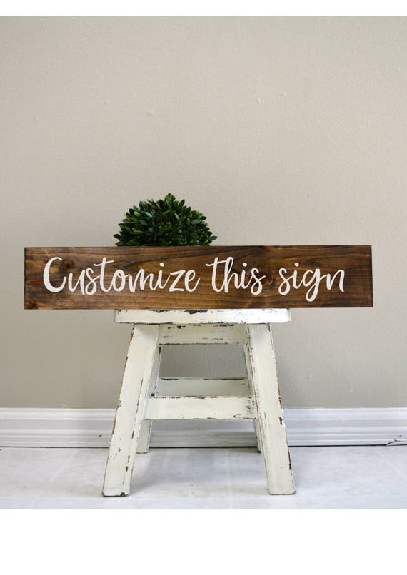 Personalized Quote Sign Custom Wood Board Wall Home Decor. - Etsy