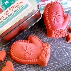 Smitten With the Mitten Soap / Cinnamon Goats Milk Soap / Natural Soap ...
