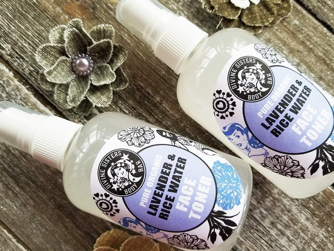 Rice Water Lavender Face Toner, Natural Face Toner, Natural Skincare ...