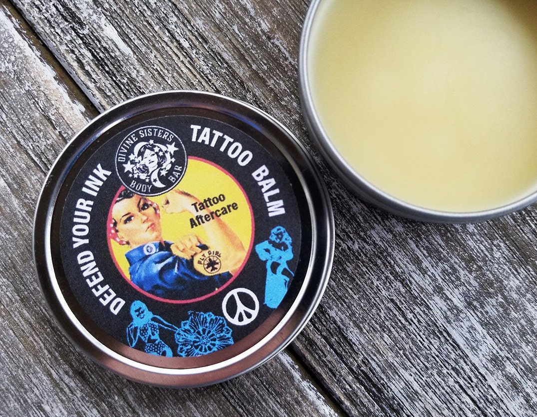 Organic Tattoo Balm / Tattoo Salve / Tattoo Aftercare Balm / | Etsy
