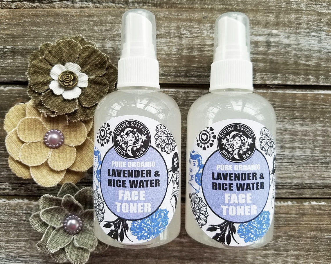 Rice Water Lavender Face Toner Natural Face Toner Natural | Etsy