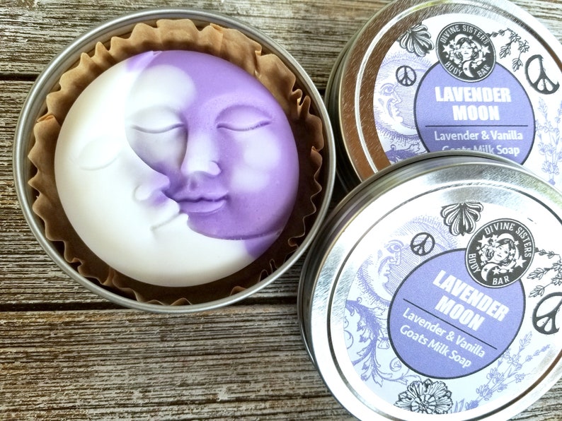 Lavender Moon Soap / Lavender / Essential Oil Soap / Handmade | Etsy