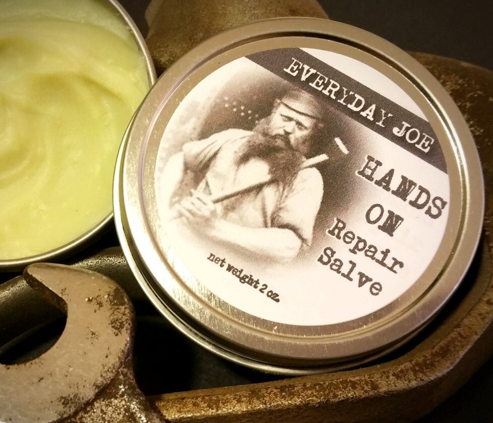 Men's HANDS ON Hand Salve / Men's Hand Moisturizer / | Etsy