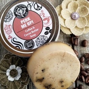 Coffee Soap, Coffee Bean Soap, Exfoliating Soap, Organic Soap, Cocoa ...