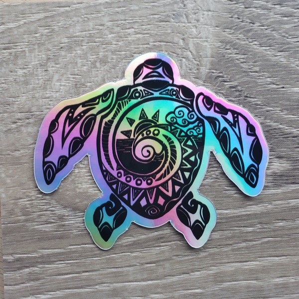 Polynesian Vinyl Turtle - Etsy