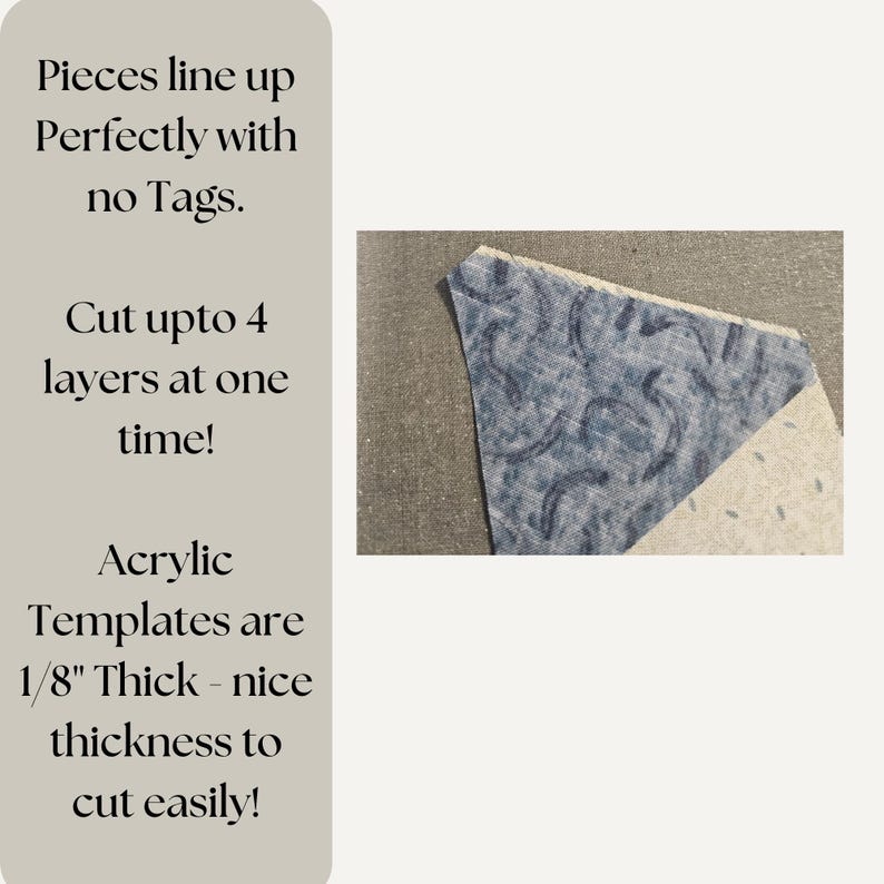 Storm at Sea Quilt Block Pattern and Acrylic Sewing Template - DIY ...