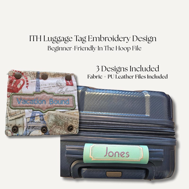 Fabric Luggage Tag - Etsy