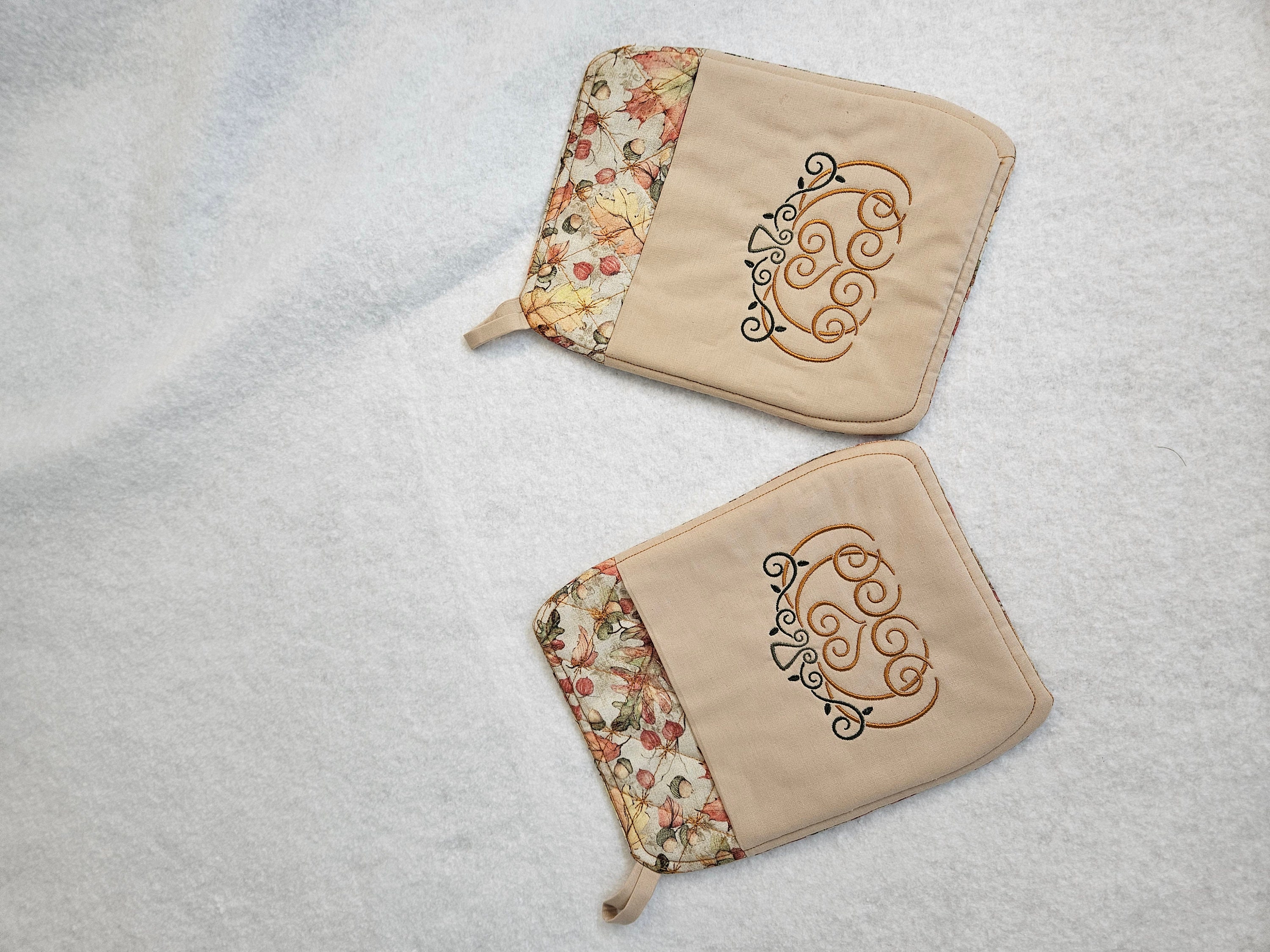 In the Hoop Pot Holder With Pocket - Etsy