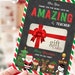 Editable Christmas Thanks for Being an Amazing Teacher Gift Card Holder ...
