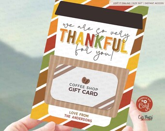 Thanks a Latte Template - Etsy