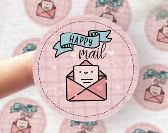 Happy Mail Stickers Printable | Etsy