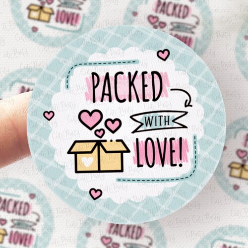 Happy Mail Printable Stickers Support Small Business - Etsy