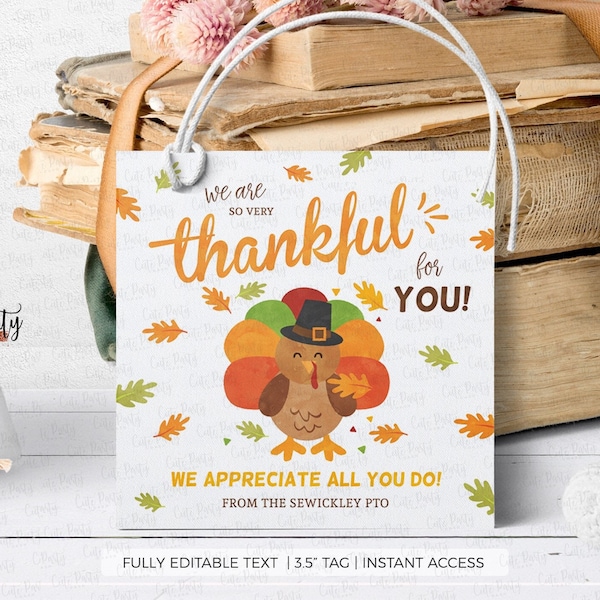 Thanksgiving Tags - Etsy