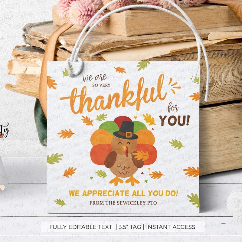 Thanksgiving Tags - Etsy