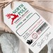 Christmas North Pole Express Gift Tag, Naughty Nice List Approved, From ...