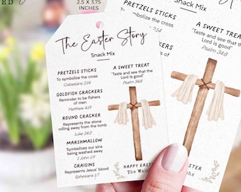 Easter Treat Topper for Holy Week Kids Resurrection Easter Story Holy ...