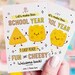 Editable Welcome Back to School Gift Tag: Cheesy Snack (digital ...