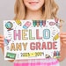 Editable First Day of School Sign INSTANT DOWNLOAD, EDITABLE Boy Girl ...