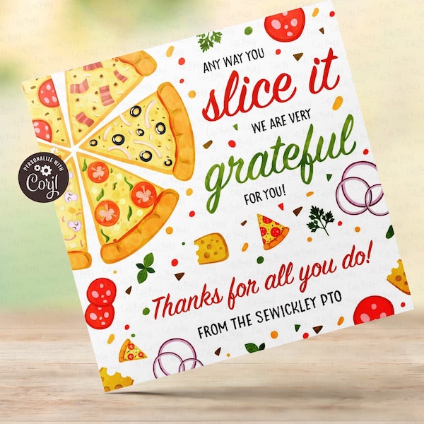 Staff Appreciation Pizza Party - Etsy