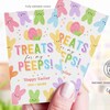 INSTANT DOWNLOAD Treats for My Peeps Gift Tag, Editable Candy Peeps ...