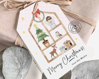 EDITABLE Nativity Christmas Gift Tags - Love of Christ Fill Your Heart ...