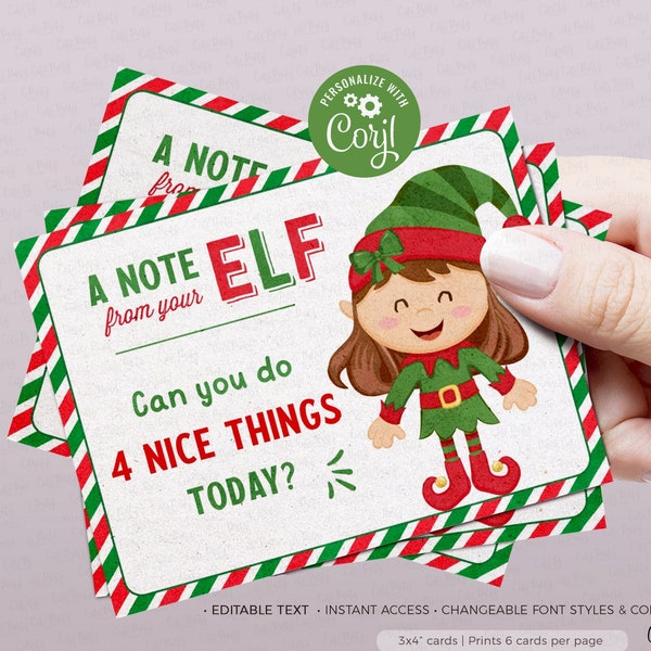 Elf Notes - Etsy