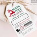 Christmas North Pole Express Gift Tag, Naughty Nice List Approved, From ...
