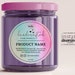 Watercolor Rainbow Round Product Label Editable Template - Etsy